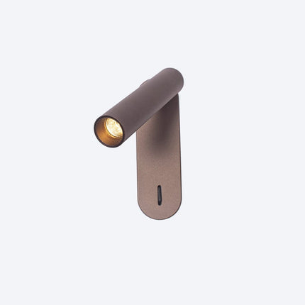 Scope Led Black Wall Light 3W 130lm 3000K IP20 Overall H:130mm x W:40mm ...