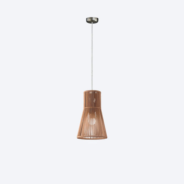 Kora Pendant Light Nickel Stone E27 IP20 Diam: 240mm x H: 380mm
