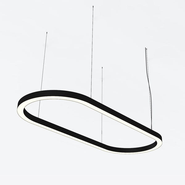 Custom Oval LED 80 X 80 Pendant Light | About Space Lighting