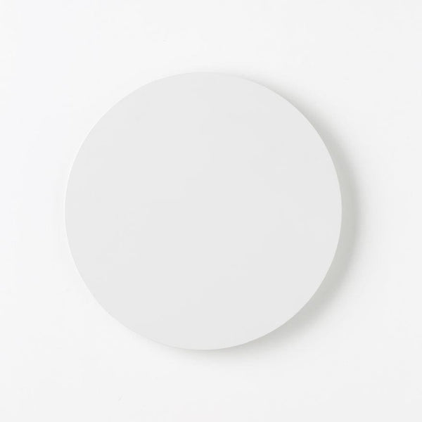 Wall Ceiling Plate Black w 10 side holes Diam: 250 x H:20mm